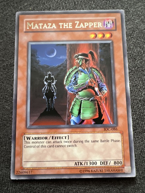 Yu-Gi-Oh! TCG Mataza the Zapper Invasion of Chaos IOC-086 Unlimited ...
