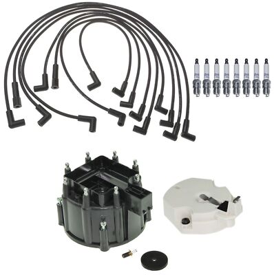 ACDelco Ignition Kit Distributor Rotor Cap Wire Spark Plugs Gap .045 ...