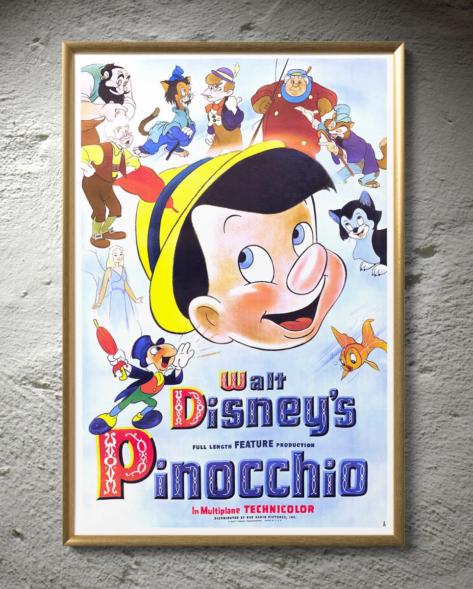 Pinocchio Movie Poster 1940