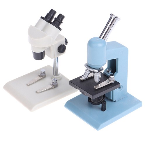 1pc 1:12 Microscope Dollhouse Miniature Science laboratory Supplies ...