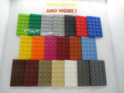 Lego - Plaque Plate 4x6 6x4 3032 - Choose Color & Quantity | eBay