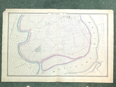 United States (Pre-1900) - Philadelphia Map