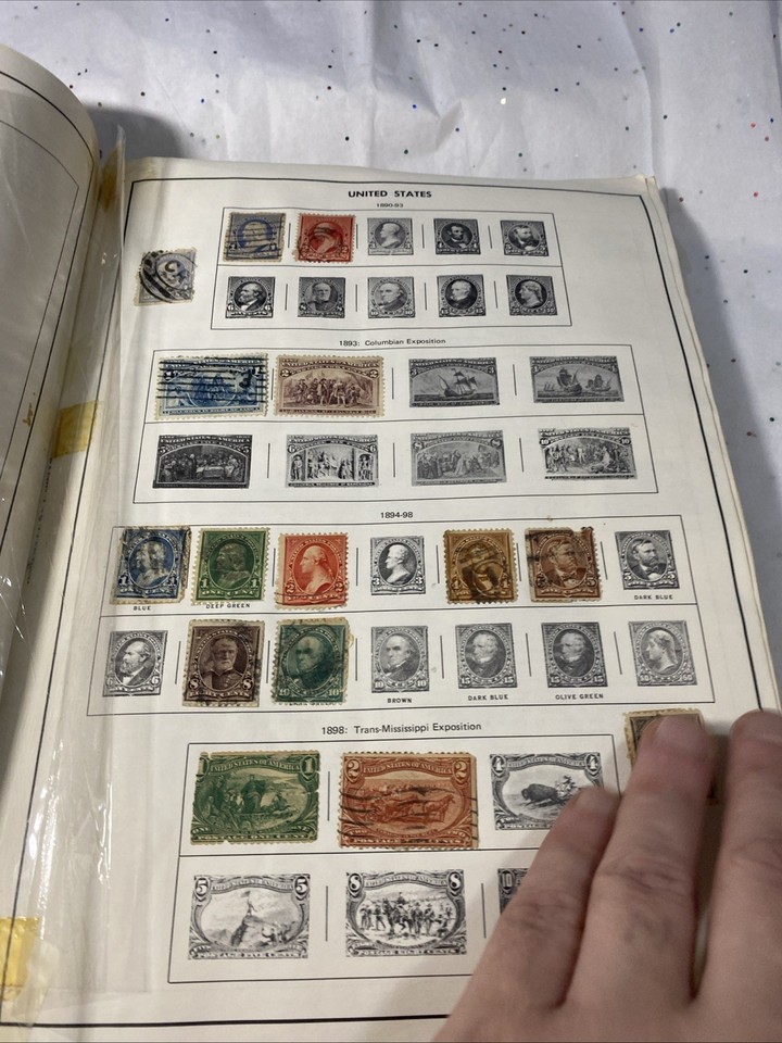 HARRIS FREEDOM UNITED STATES STAMP ALBUM WITH VERY GOOD USED W/ Tons Of ...