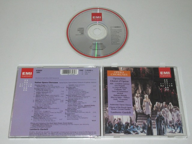 Various/Italian Opera Choruses Gardelli (Emi Classics 0777 7 64356 2 6 ...