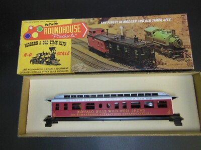 HO SCALE ROUNDHOUSE BUFFALO BILL WILD WEST SHOWS PULLMAN BUSINESS CAR ...