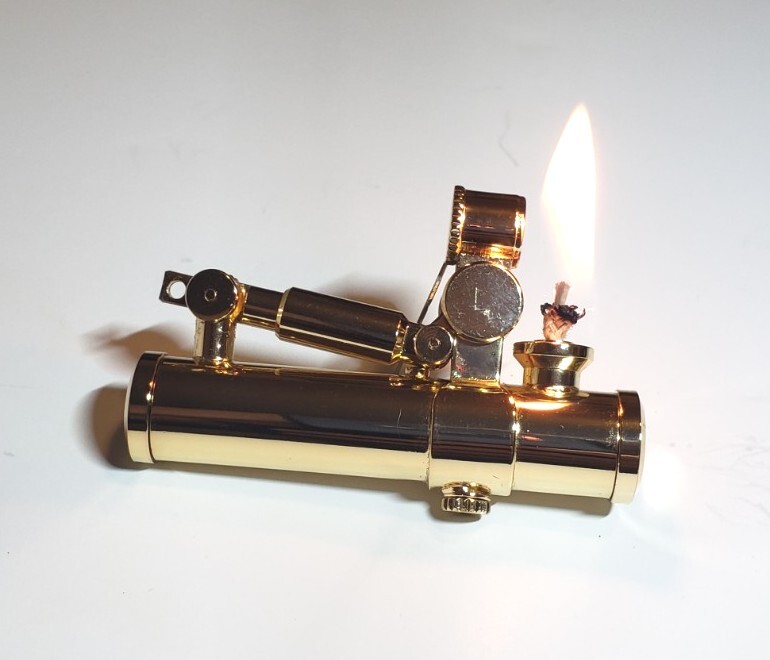 VINTAGE RETRO STEAM STYLE OIL LIGHTER Trench Lighter O Ring IN USA FREE ...