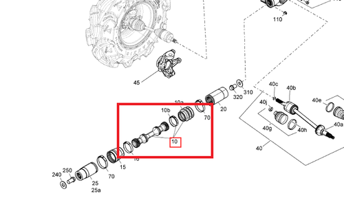CAN-AM FRONT PROPELLER SHAFT 705400913 | eBay