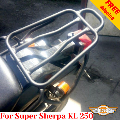 For Kawasaki Super Sherpa 250 Rear luggage rack Kawasaki KL 250 Rear ...