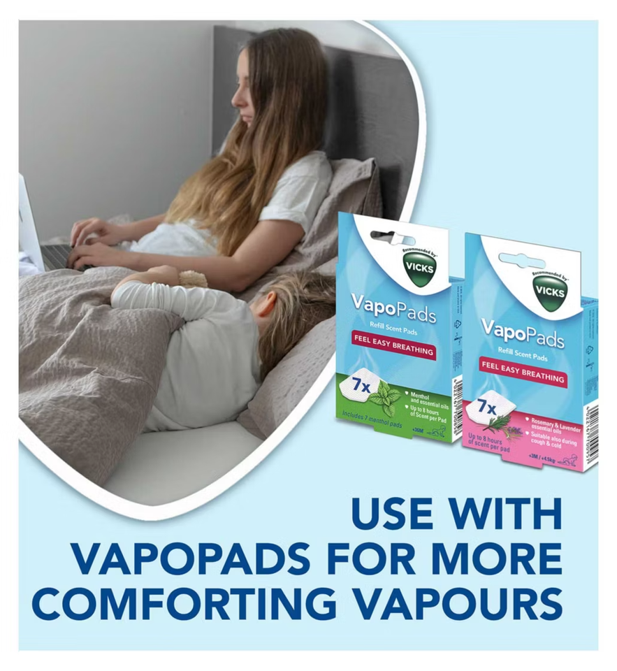 Vicks Steam Inhaler Portable With Pads Suitable During Cough Cold ...