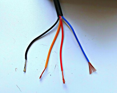 50FT 20 Gauge Wire 4 Conductor, 18AWG Electrical Wire, 18/4 very fine ...