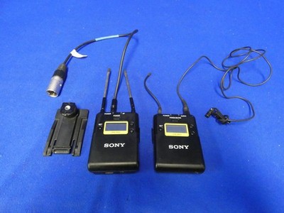 Sony UTX-B03 Transmitter w/Mic, URX-P03 Receiver w/Antennas (Ch 30-36 ...
