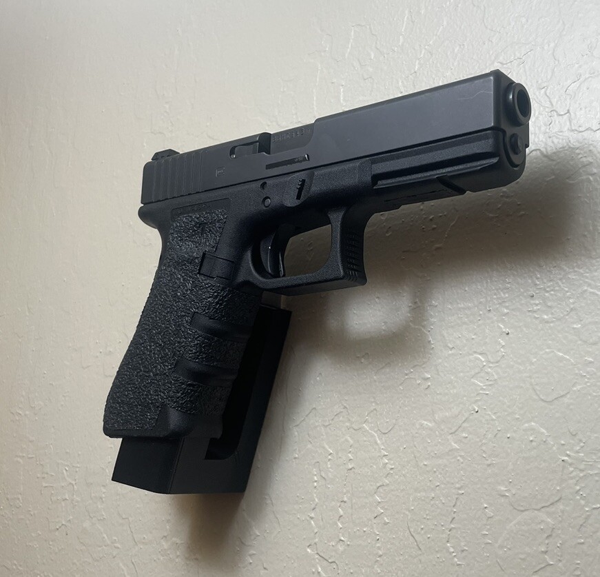 Handgun Wall Mount Fits Glock 17/19/26/31/32/33/34/44 Wall Mount (R ...
