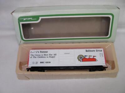 HO SCALE BEV BEL J & J'S FAMOUS BALTIMORE CIRCUS BOXCAR #2 F6 | eBay