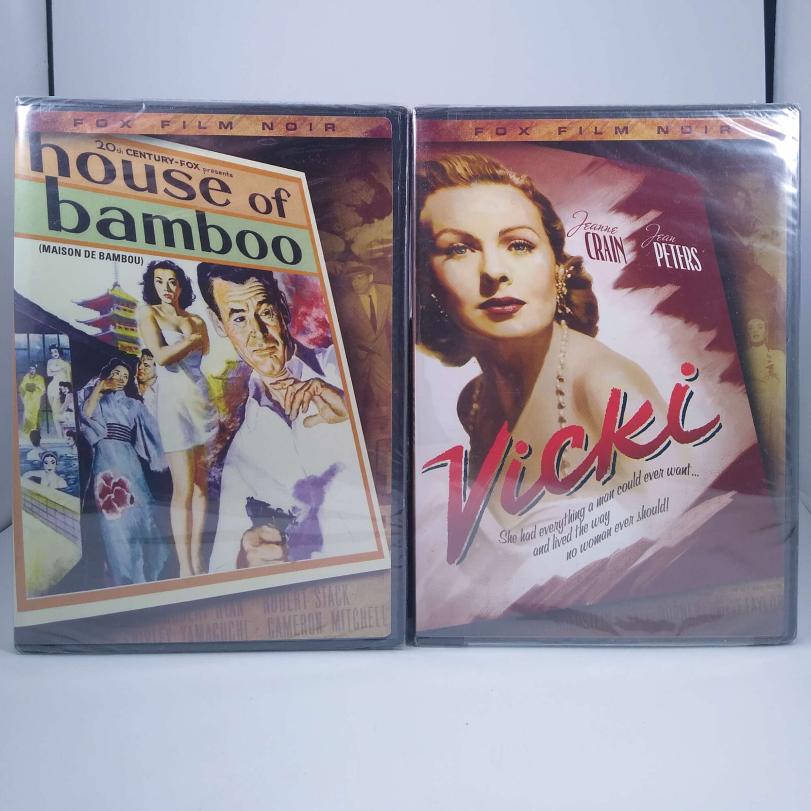 Brand New Sealed 2 DVDs Fox Film Noir House of Bamboo & Vicki 1953 ...