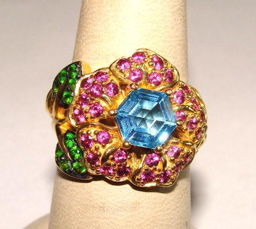 Richard Palermo Sterling Silver Vermeil Topaz Amethyst Chrome Diopside ...