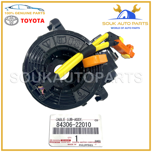 84306-22010 Genuine Toyota CABLE SUB-ASSY, SPIRAL COROLLA YARIS RAV4 | eBay