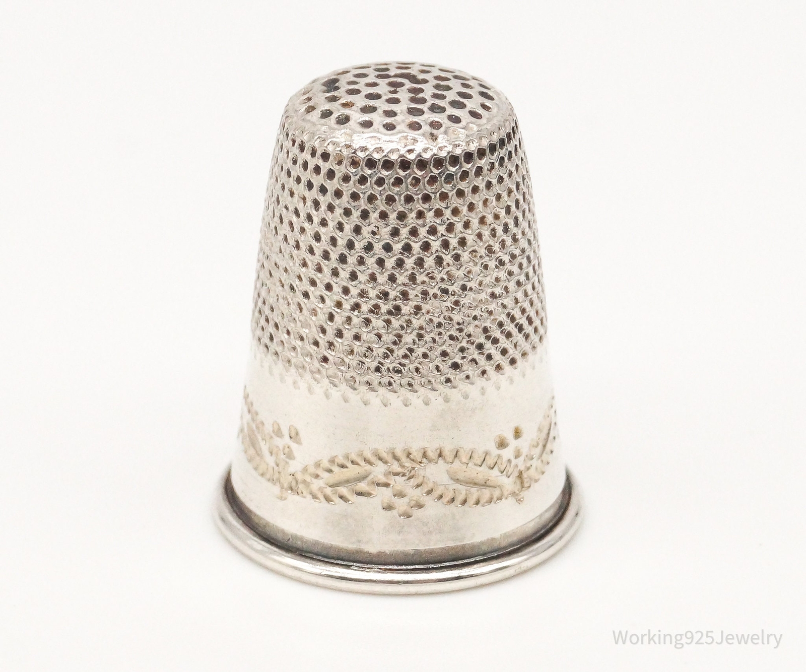 1800s Antique Dome 800 Silver Thimble | eBay
