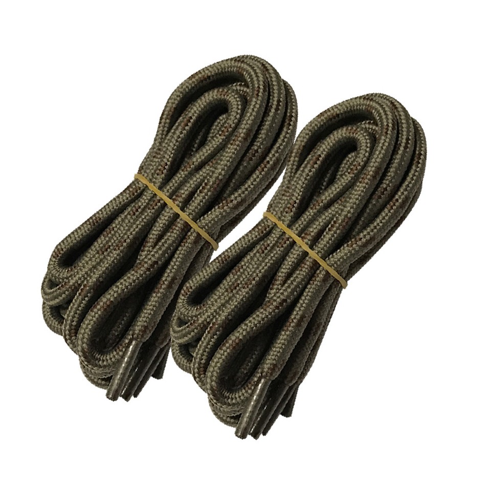 2pair 5mm Thick Heavy duty Round Boot Shoe laces Strings for Hiking ...