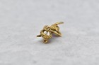 18k Yellow Gold Robin Pin with Pearls - 7.2g | eBay