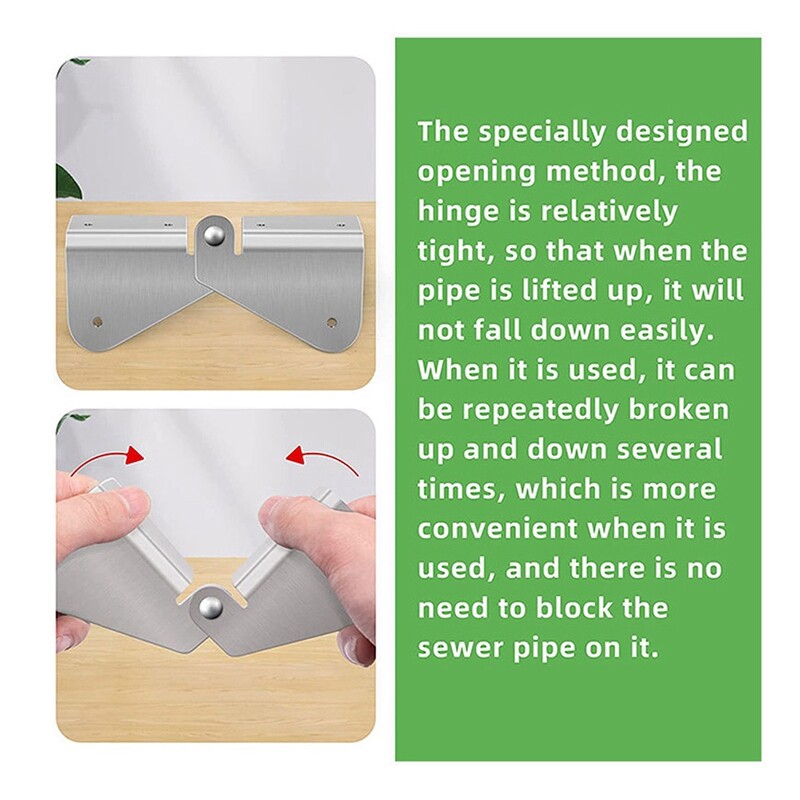 1X(4Pcs Gutter Extension Hinge, Downspout Extension Flip- Hinge3695 | eBay