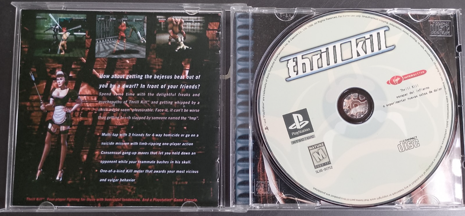 Thrill Kill unreleased very rare PlayStation 1 | eBay UK