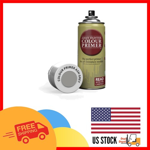 Achieve Flawless Miniature Paints with Ash Grey Fast-Drying Spray ...