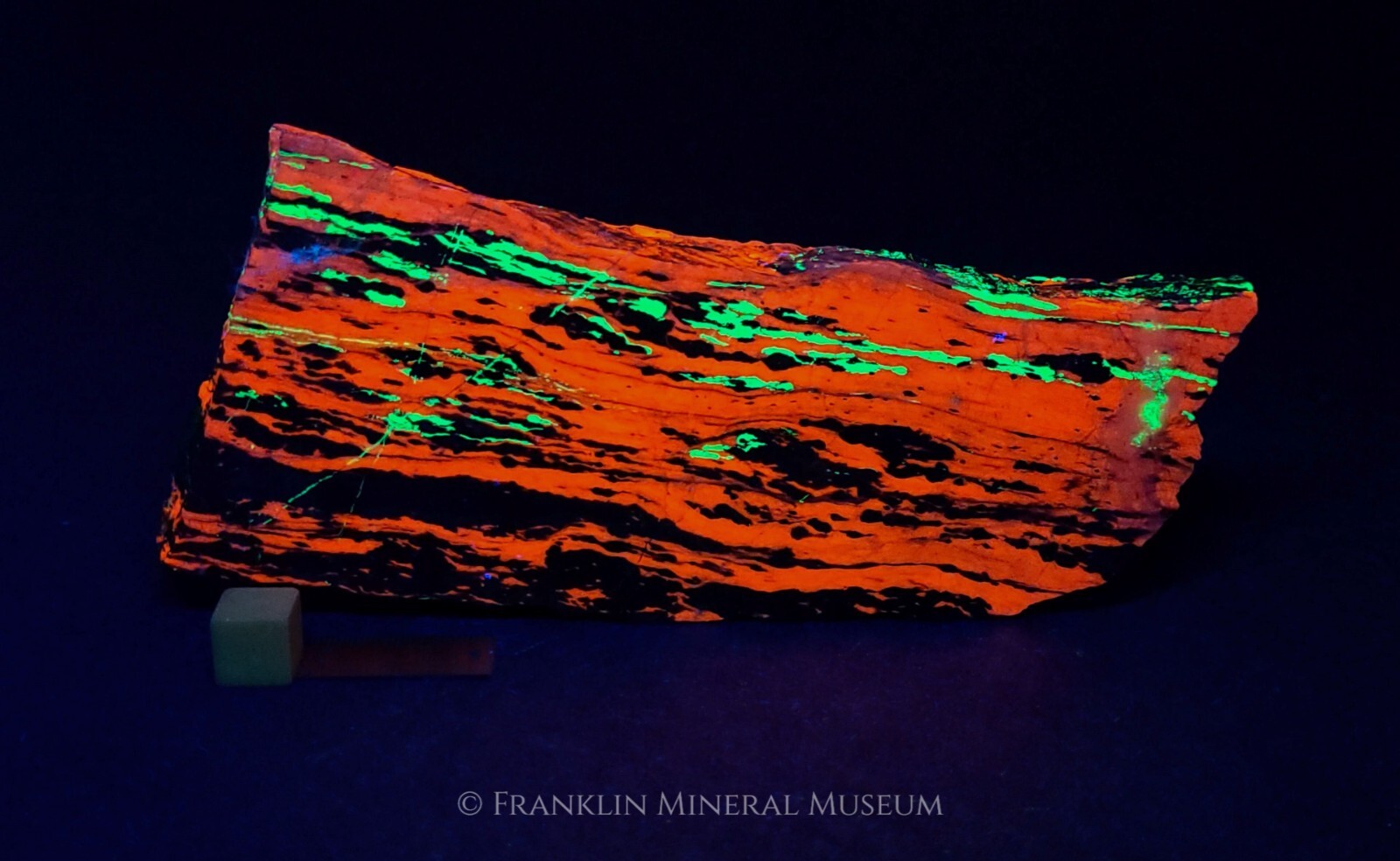 Mylonite of willemite and calcite - Sterling Hill, Ogdensburg, NJ | eBay