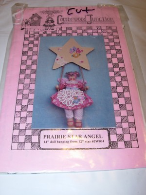 CUT PRAIRIE STAR ANGEL COTTONWOOD JUNCTION PATTERN DOLL SEWING CRAFTS ...
