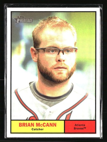 Brian McCann 2010 Topps Heritage #400 Baseball Card | eBay