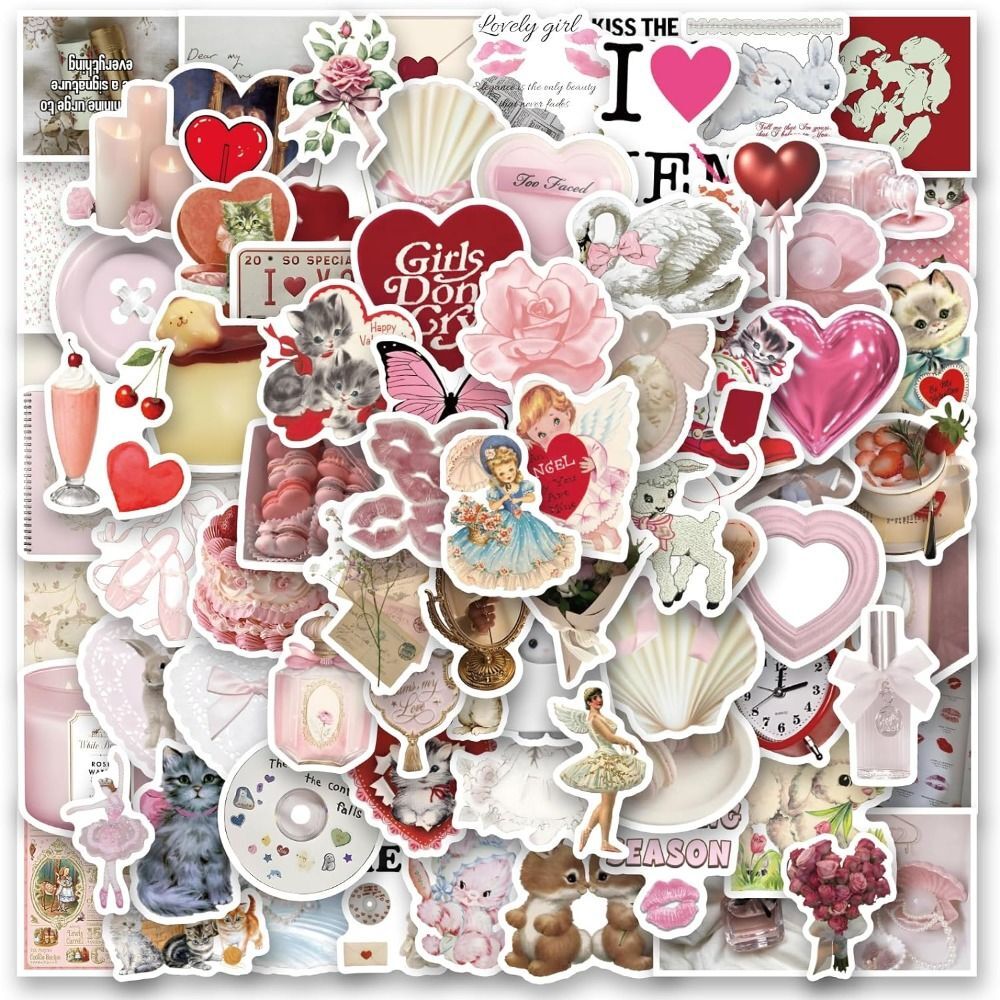 Pink Decal Coquette Aesthetic Stickers For Party Supply Decor | eBay