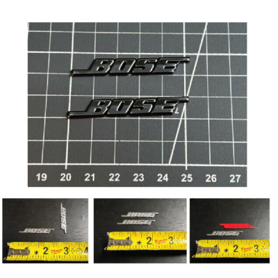 2 x Emblem Speaker Badge Decal Replacement fits Bose Speakers 3D Car ...