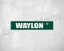 *Aluminum* Waylon 4" x 18" Metal Novelty Street Sign SS 3663 | eBay