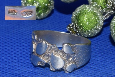 SALE Men Ring Sterling SILVER 925 vtg Ukraine old jewelry - Model space ...
