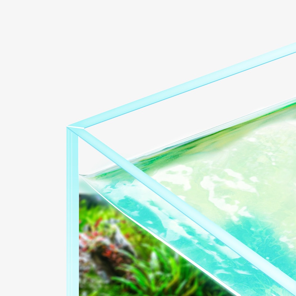 Aquatic Fish Tank Ultra-Clear 45° Mitered Edges Glass Anata Series ...