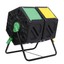 2X Large Chamber Compost Tumbler Composter w/ 2 Sliding Doors Fast ...