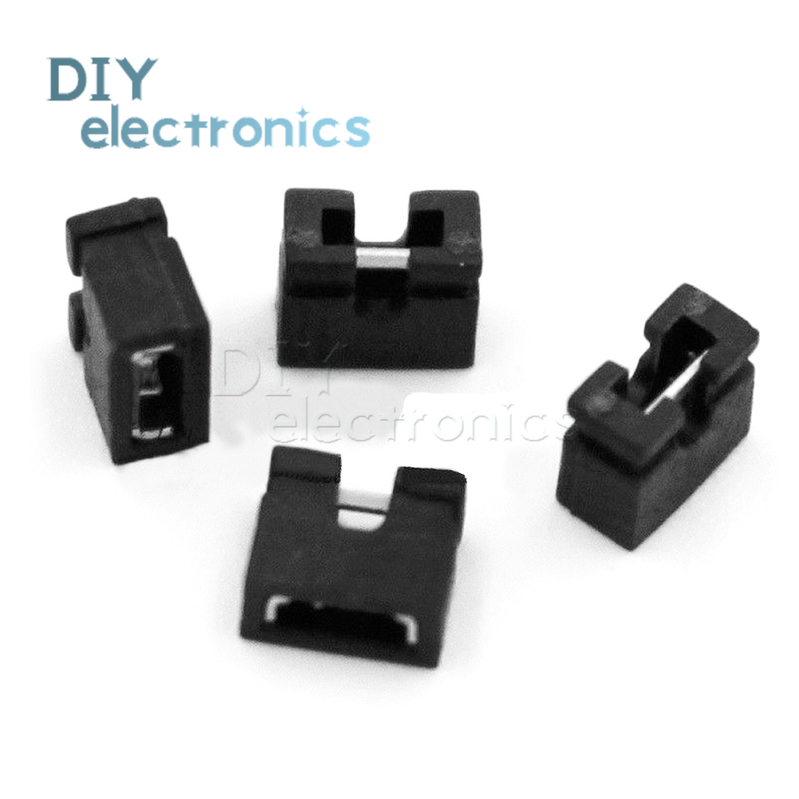 50-200pcs 2.0mm PCB Pin Headers Jumper Cap Short Shunt Links ...