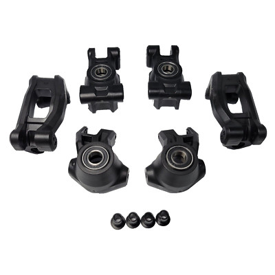 Fits Traxxas Sledge Knuckles Caster Steering Blocks Axle Carriers Hubs ...
