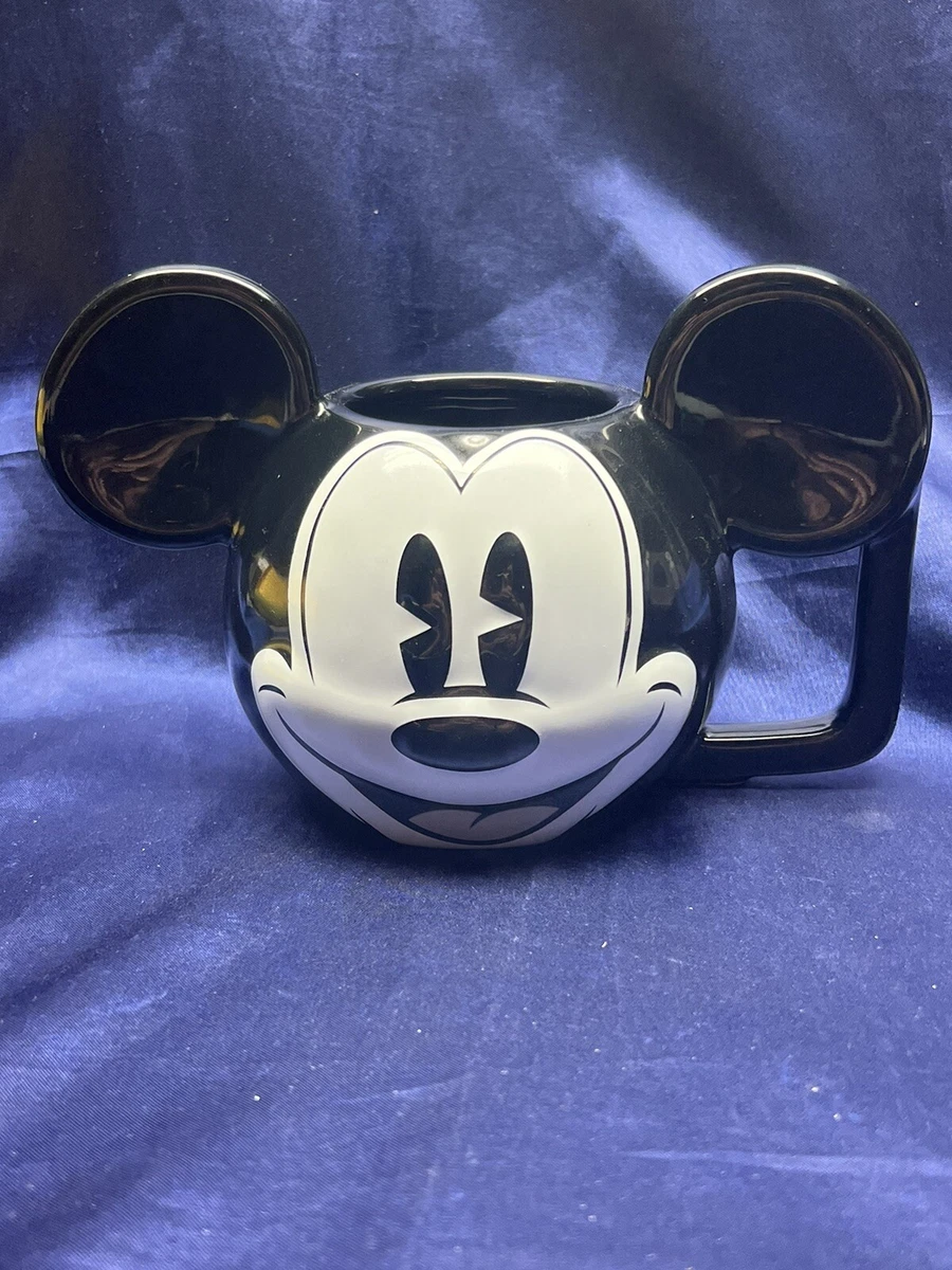 Black And White Mickey Mouse Face