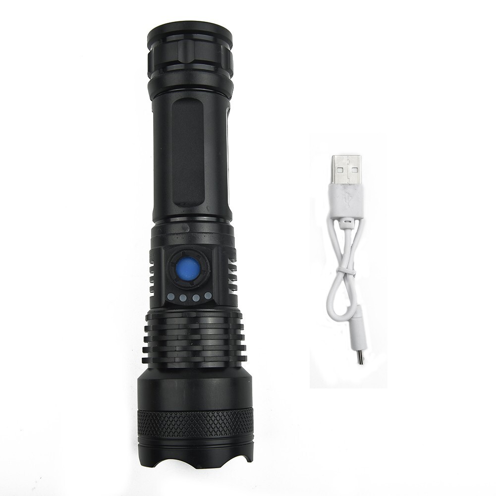 Long Lifespan P50 Led Flashlight with Strong Light Weak Light Burst ...