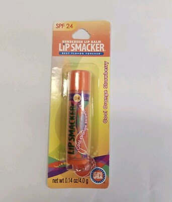 Lip Smackers Cool Orange Strawberry SPF 24 BFF Best Flavor Forever y2k ...