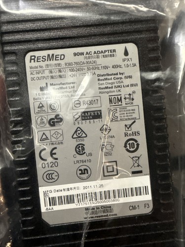 ResMed 90w AC Adapter Power Supply for Series S9 for sale online | eBay