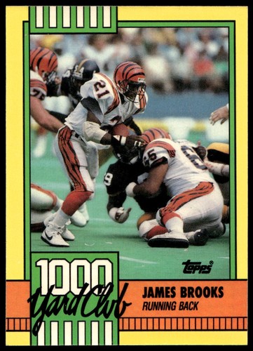 1990 Topps James Brooks #12 Cincinnati Bengals | eBay
