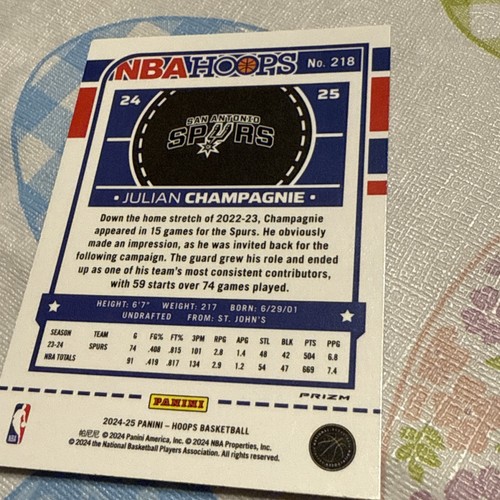 2024-25 Panini Nba Hoops - Winter #218 Julian Champagnie | eBay