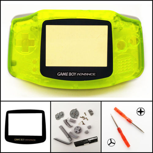 GBA Nintendo Game Boy Advance Replacement Housing Shell GLASS Screen ...