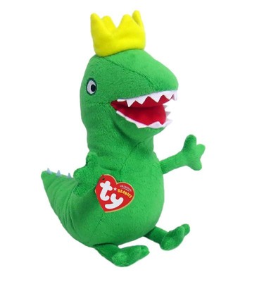 TY BEANIE BABIES BOOS PEPPA PIG PRINCE DINOSAUR PLUSH SOFT TOY NEW WITH ...