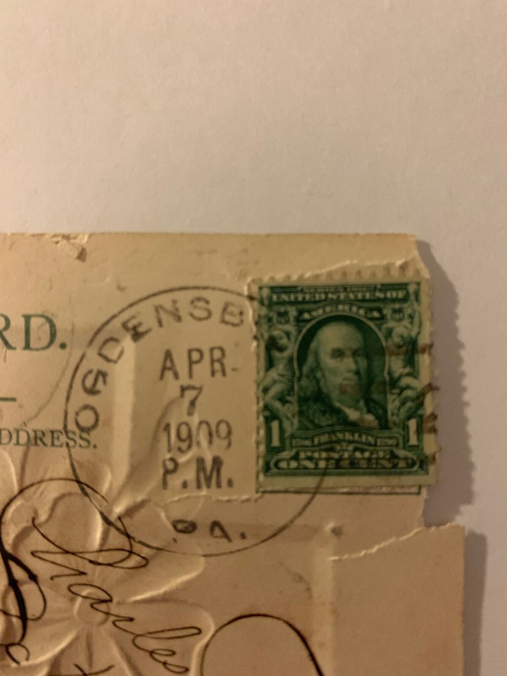 Antique 1909 & 1908 Ben Franklin 1 Cent Postage Stamp | eBay