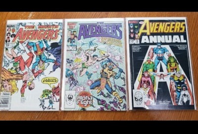 Vtg Lot of (3) Avengers Comic Books issues 248, 272 & Annual 12 Iron ...