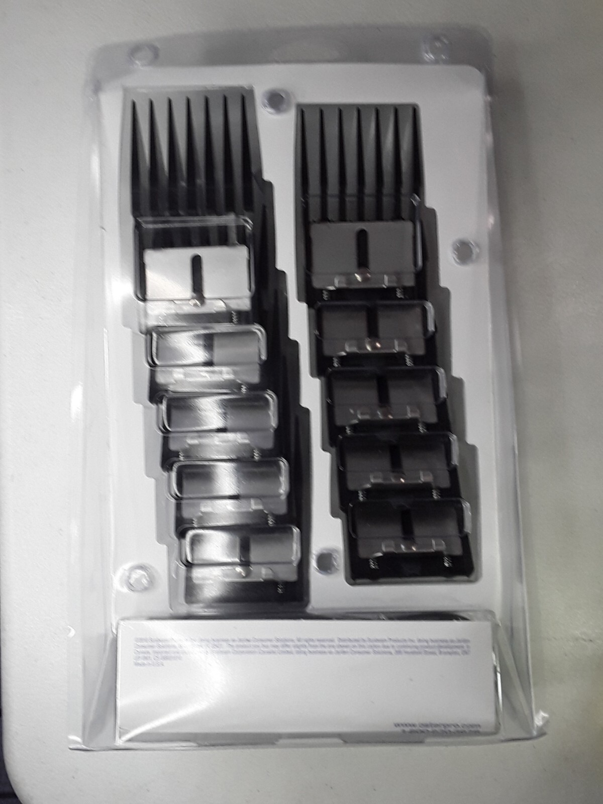 NEW Oster Universal Comb Attachment 10-Piece Clipper Guide Comb Set ...