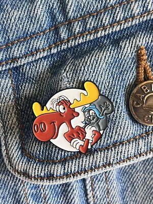 The Adventures Of Rocky And Bullwinkle And Friends Enamel Pin ...