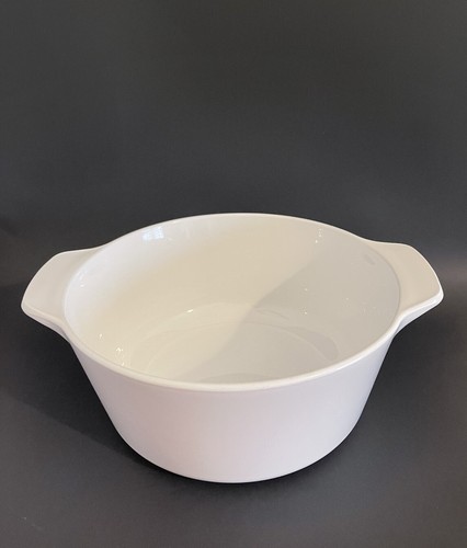 CORNING WARE ROUND 4 QT. JUST WHITE CASSEROLE B-4-B No Lid | eBay